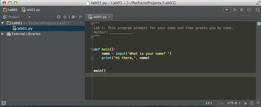 CS 115 - Lab 1 - Part B