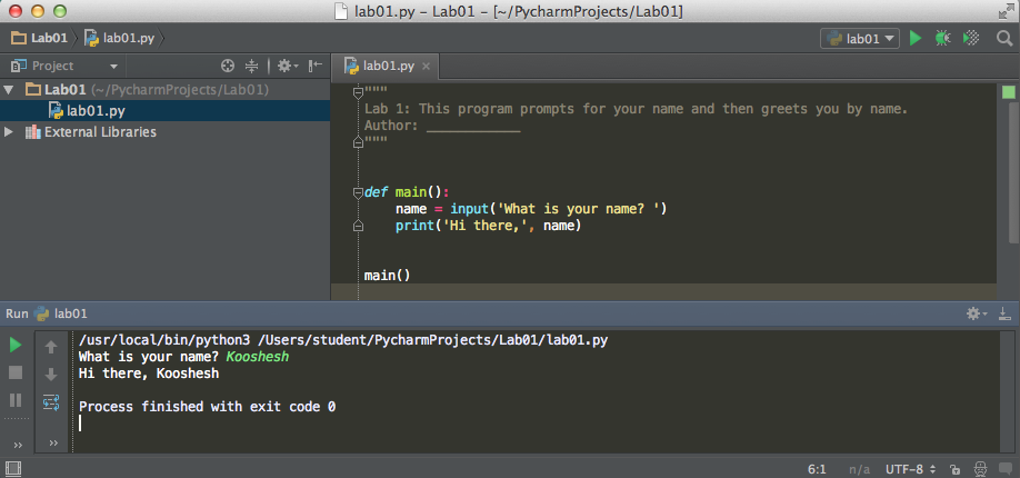 CS 115 - Lab 1 - Part B